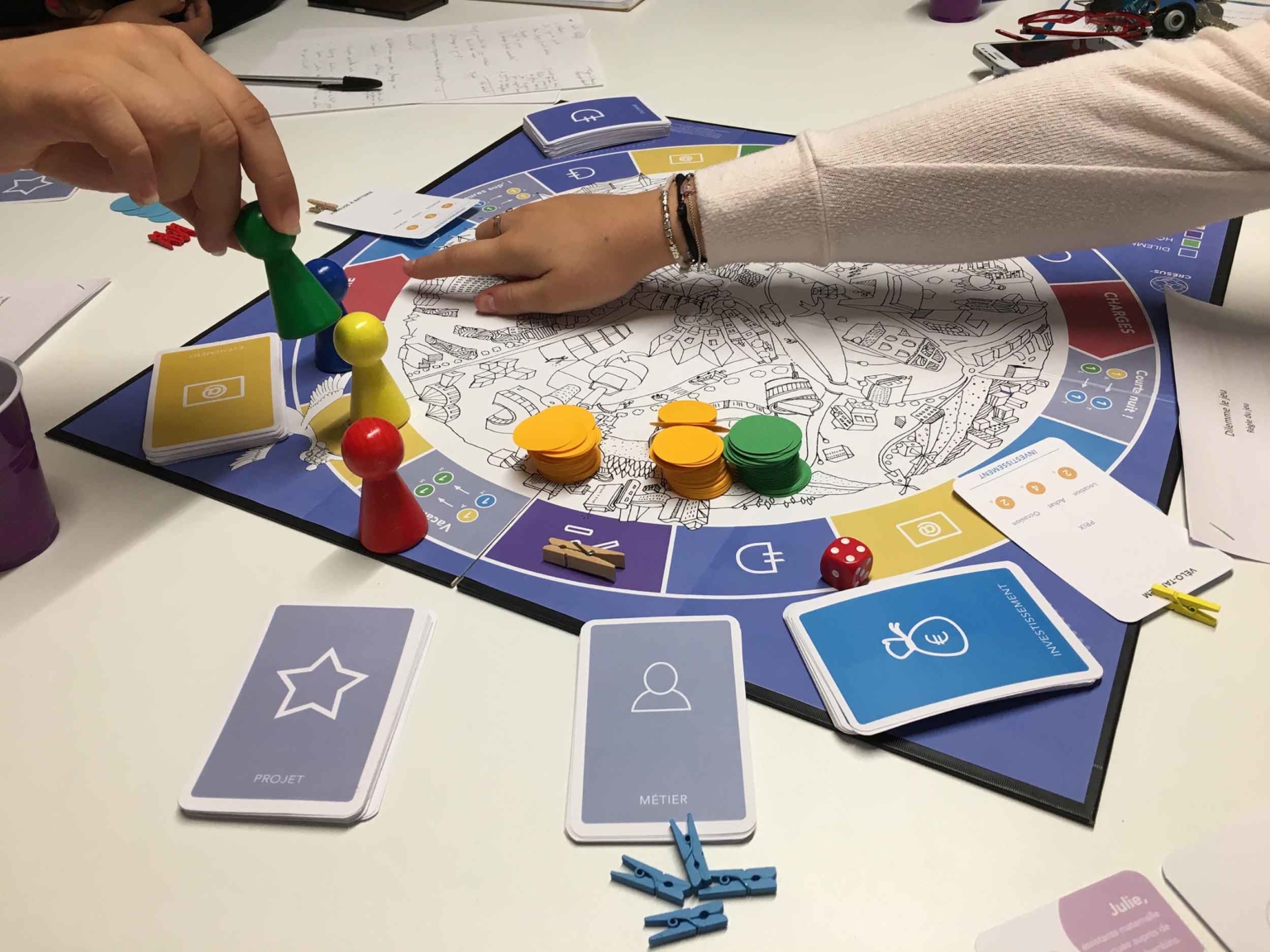 Concevoir un jeu de société pédagogique (serious game) - Studio CYNARA